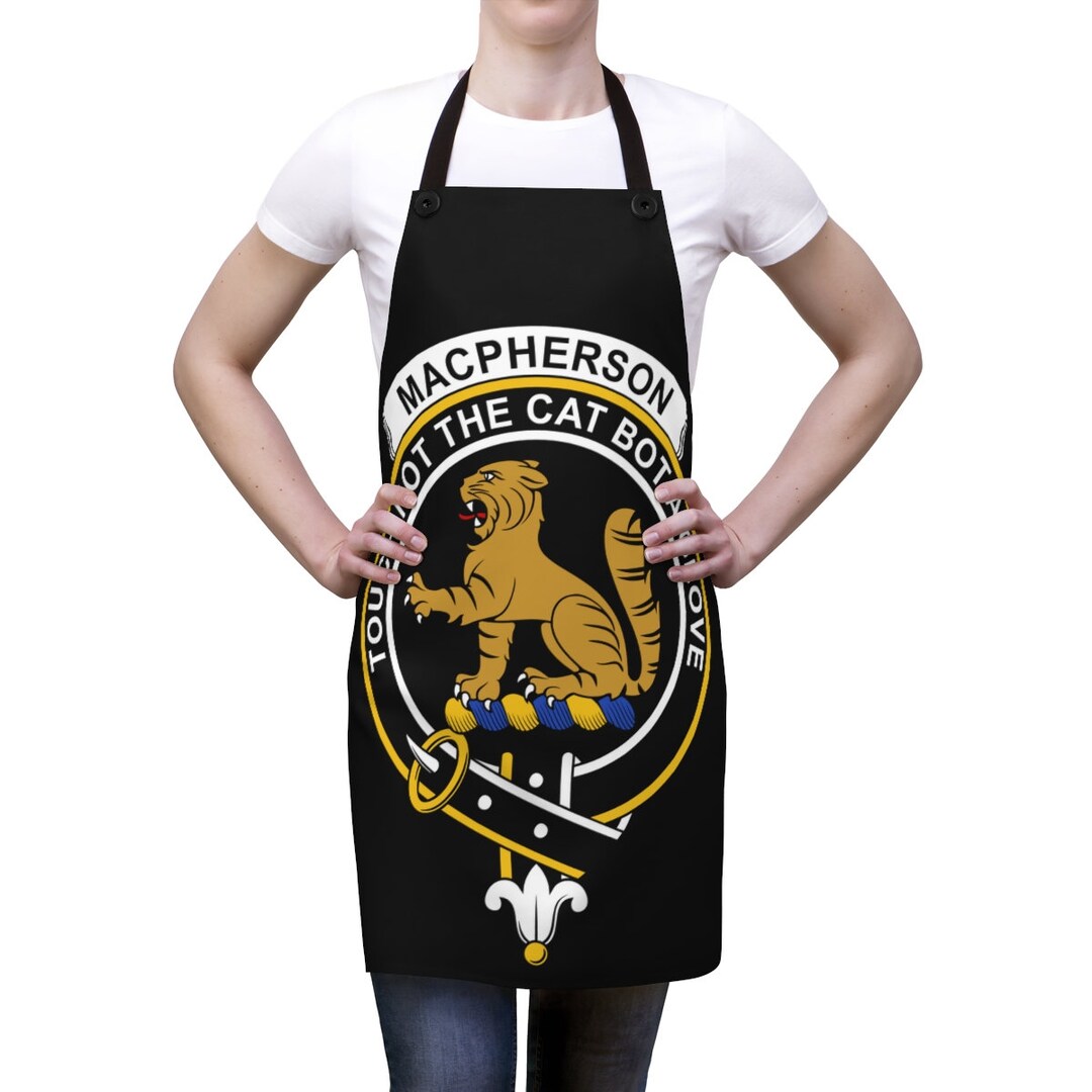 Personalized Scottish Clan Crest Apron Scottish Kitchen - Etsy