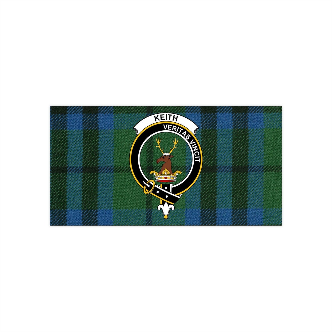 Clan Keith Scottish Tartan Crest Bumper Sticker - Etsy