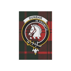 Dunbar Clan Scottish Tartan Flag, Dunbar Garden Banner, Scottish Flag ...