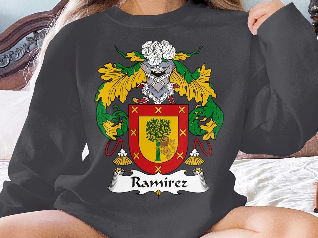 Heritage Ramirez Family Crest T-shirt, Hispanic Roots Graphic Tee ...