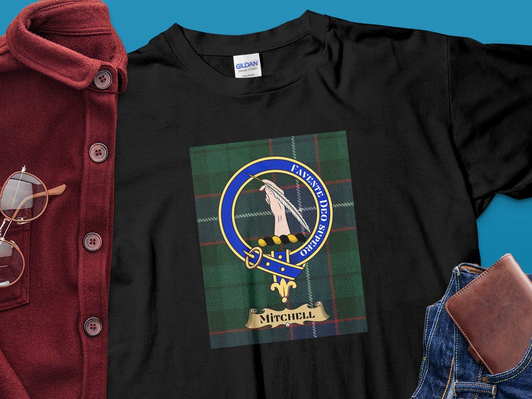 Mitchell Scottish Clan Crest Tartan Background, Mitchell Clan Crest ...
