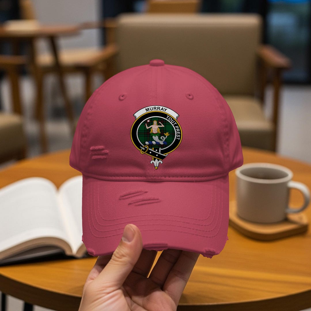 Murray Clan Crest Distressed Baseball Cap: Scottish Heritage - Etsy