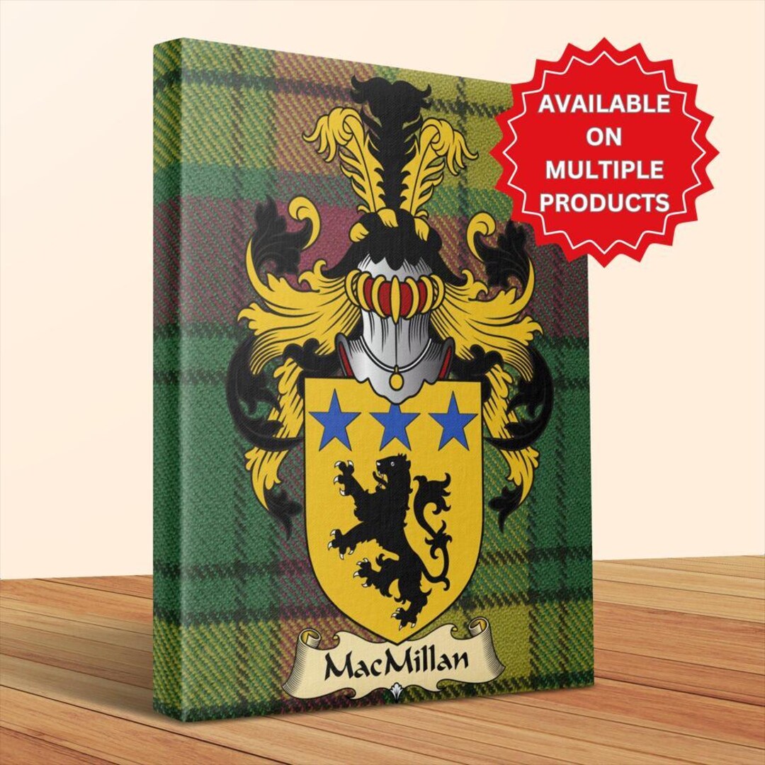 Macmillan Clan Coat of Arms Mug, Macmillan Family Name Ornament ...