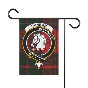 Dunbar Clan Scottish Tartan Flag, Dunbar Garden Banner, Scottish Flag ...