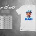 Cute Scottish Dad Cartoon T-shirt Mug Blanket, Father's Day Gift ...