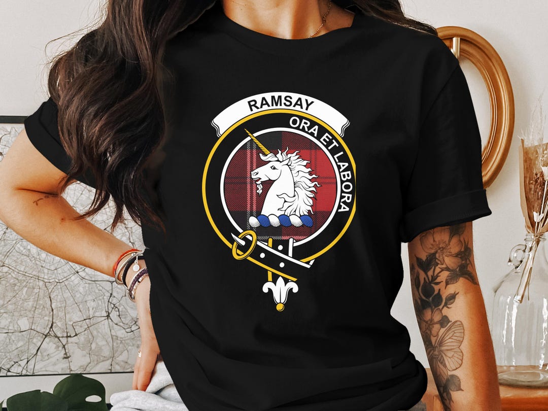 Ramsay Clan Crest, Scottish Pride T-shirt, Sweatshirt, Hoodie, Heritage ...