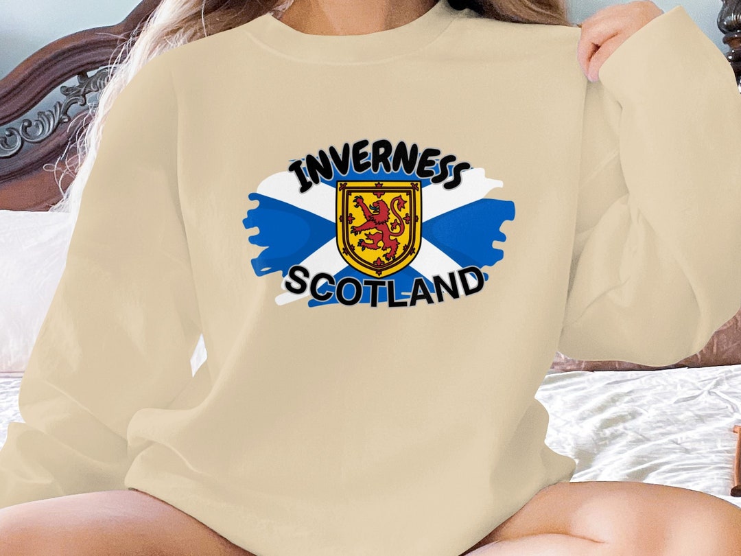 Inverness Scotland Lion Rampant Flag T-shirt, Customizable Scottish ...