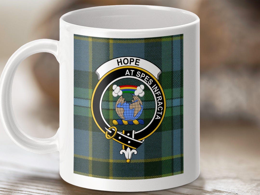 Macrae Clan Scottish Tartan Crest Mug, Scotland Ancestry Gift, Family ...