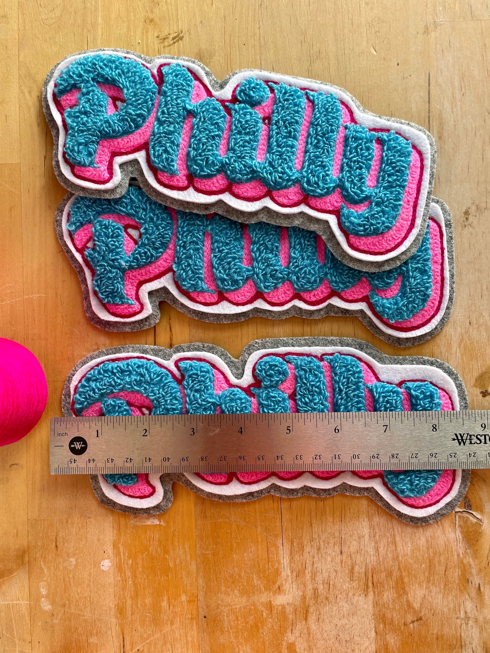 Handmade Handcranked Chainstitch Embroidered Philly Chenille Vintage ...