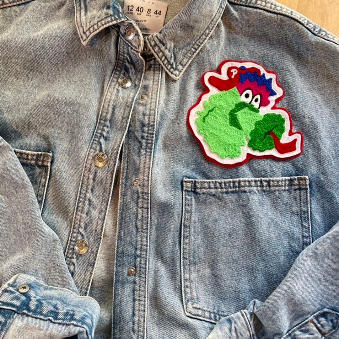 Handmade Handcranked Chainstitch Embroidered Philly Phanatic Patch ...