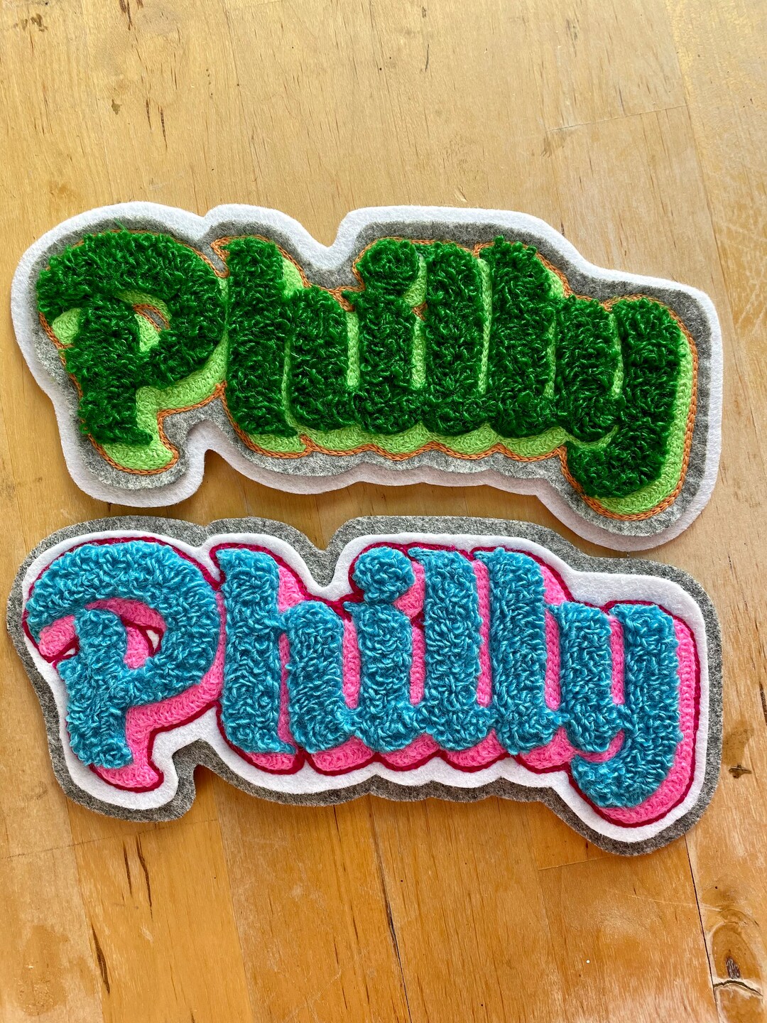 Handmade Handcranked Chainstitch Embroidered Philly Chenille Vintage ...