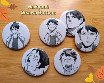 Haikyuu Buttons | Etsy