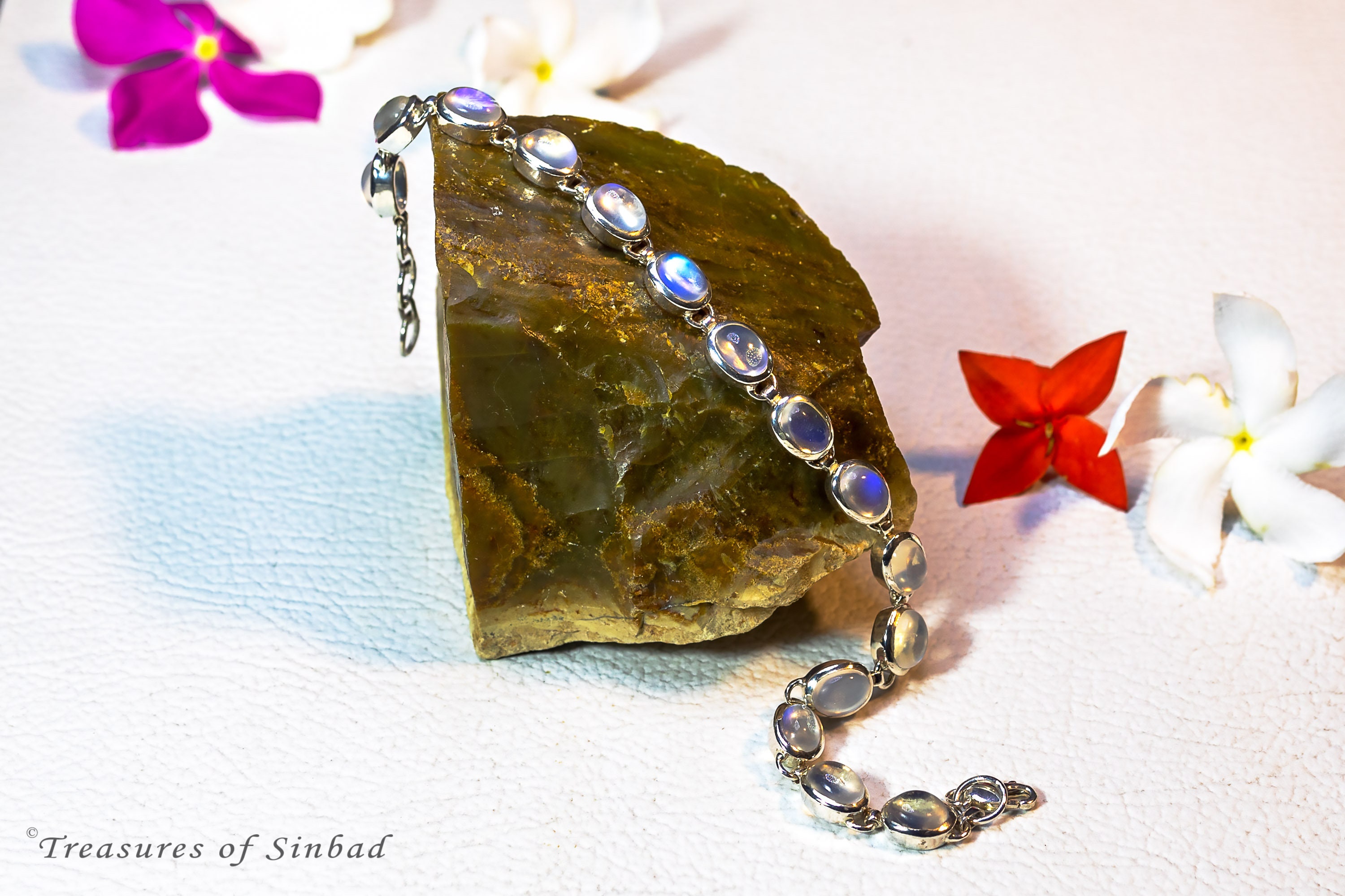 Elegant Massive Ceylon Blue Moonstone Set: Ring&pendant - Etsy