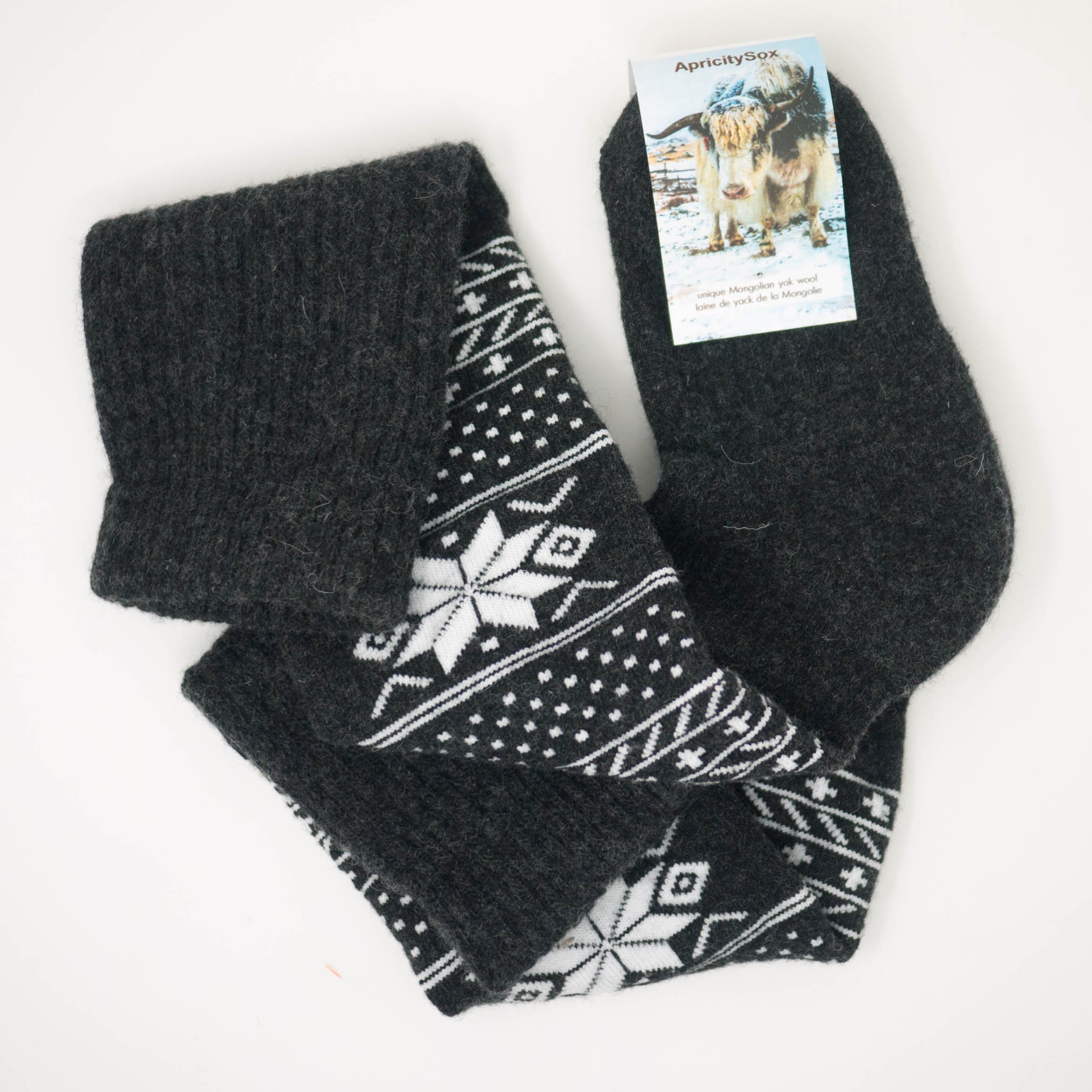 Yak Wool Socks Over the Knee extremely warm stylish rubber | Etsy