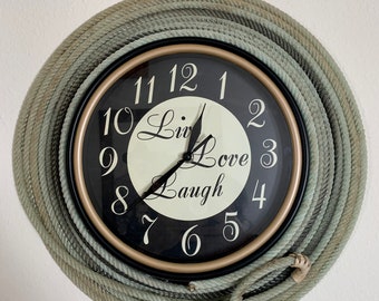 Rope Western Clock | Etsy