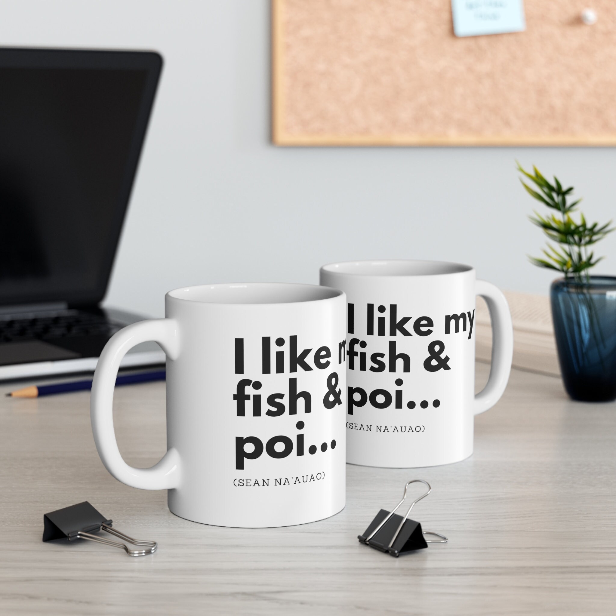 I Like My Fish and Poi Mug Hawaiian Song Hawaii Gift - Etsy
