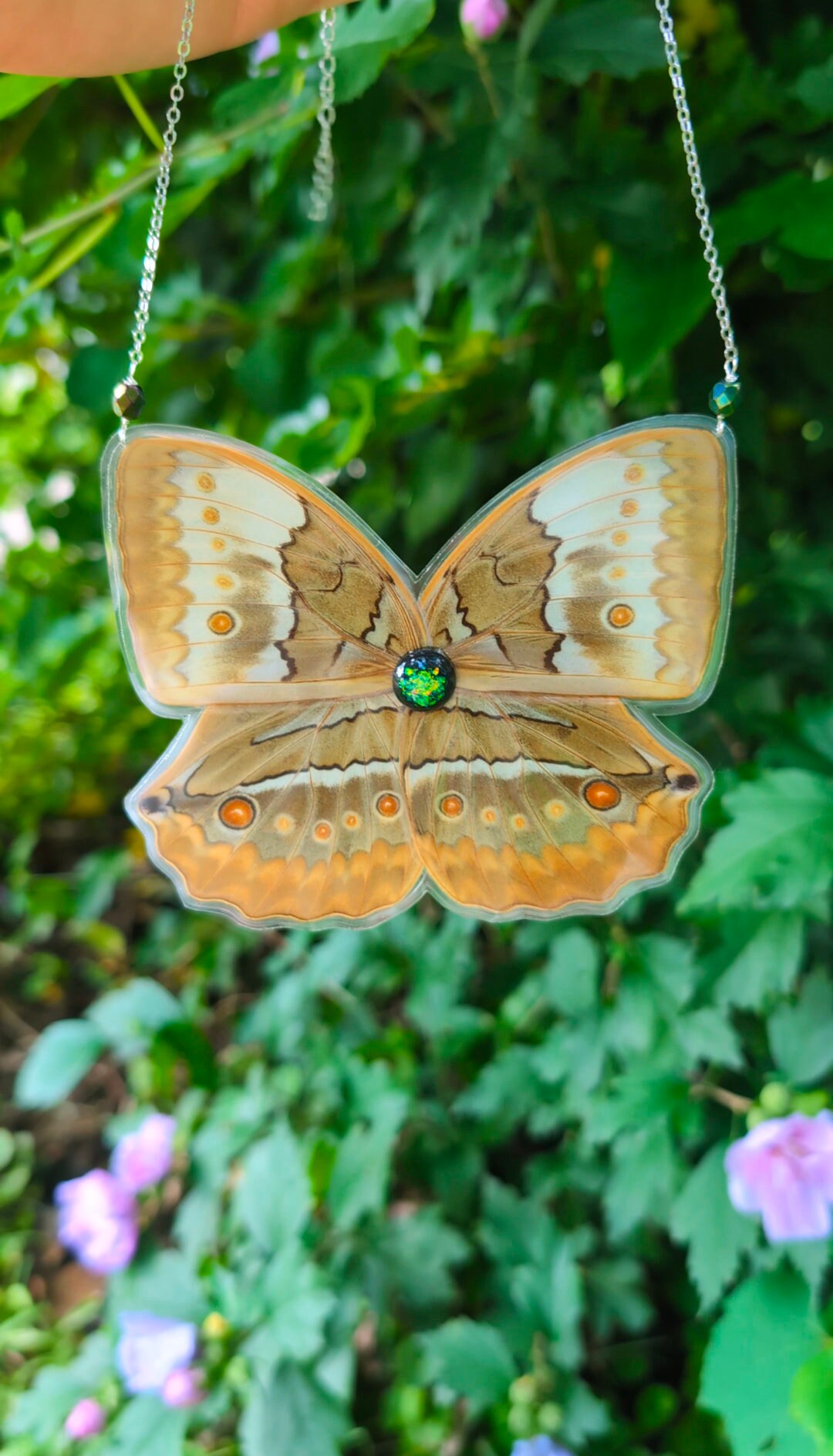 Giant Siamese Jungle Queen Butterfly Wing Necklace - Etsy