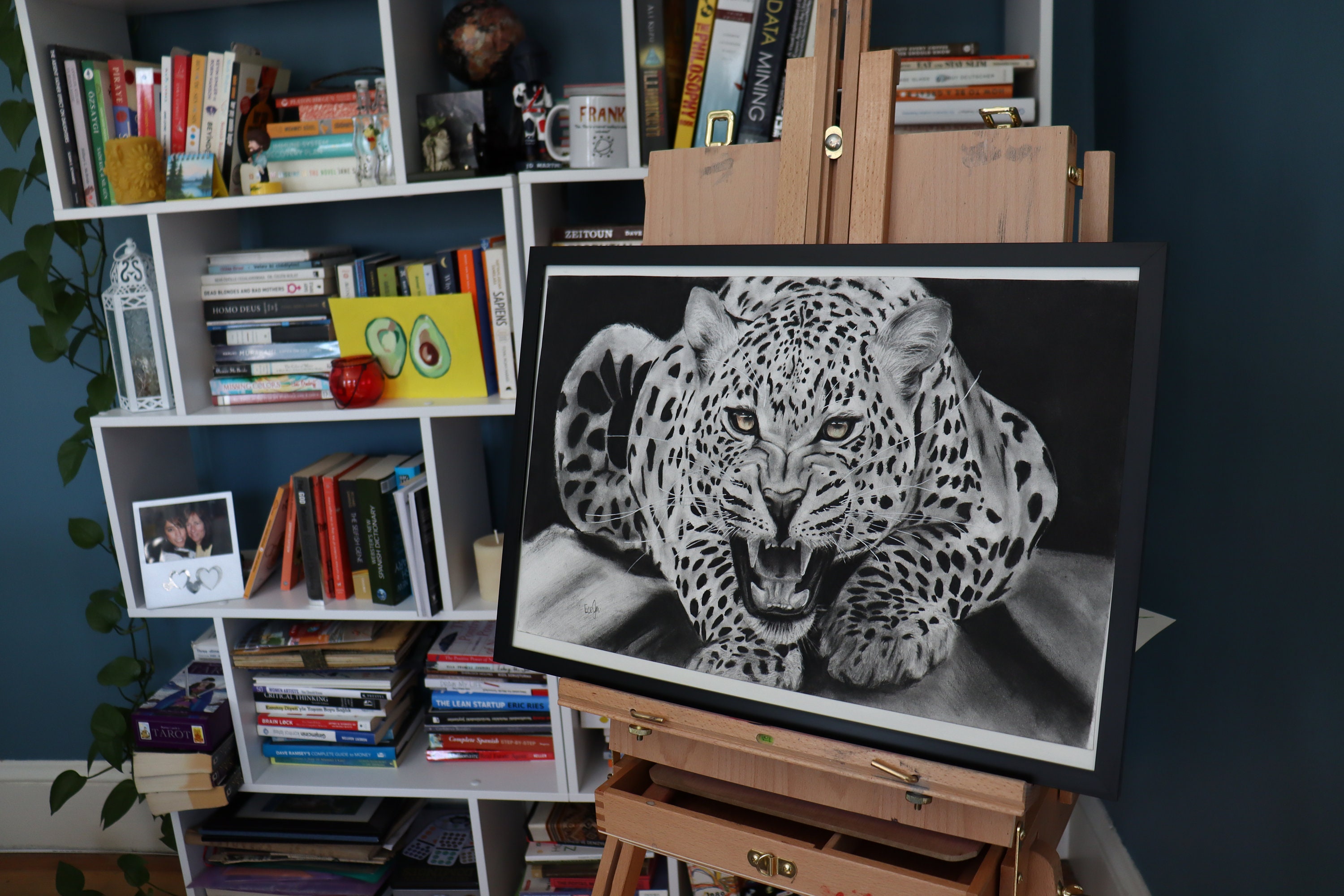 Realistic Leopard Drawing/painting - Etsy