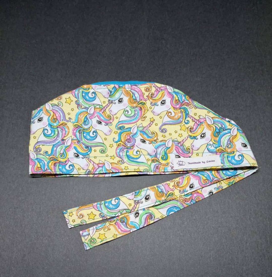Scrub Cap Sparkle Unicorn, Surgical Cap, Scrub Hat, Surgical Hat ...