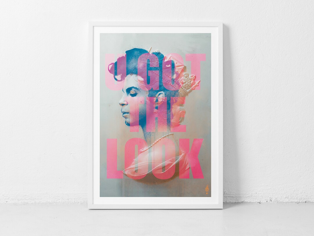 U Got the Look | Prince Print | A3 | Music Icon | Home Decor | Unique ...