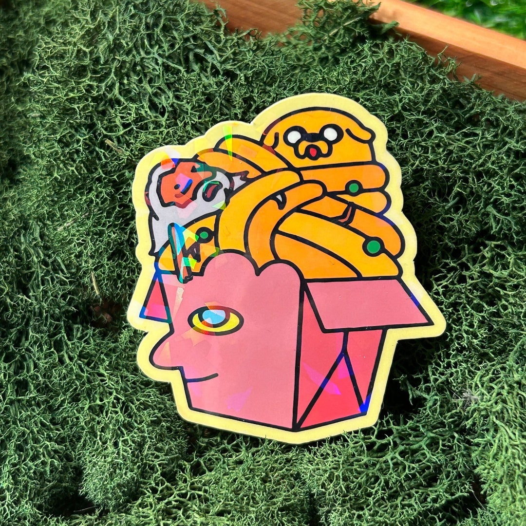 Prismo and Jake Noodle Sticker - Etsy