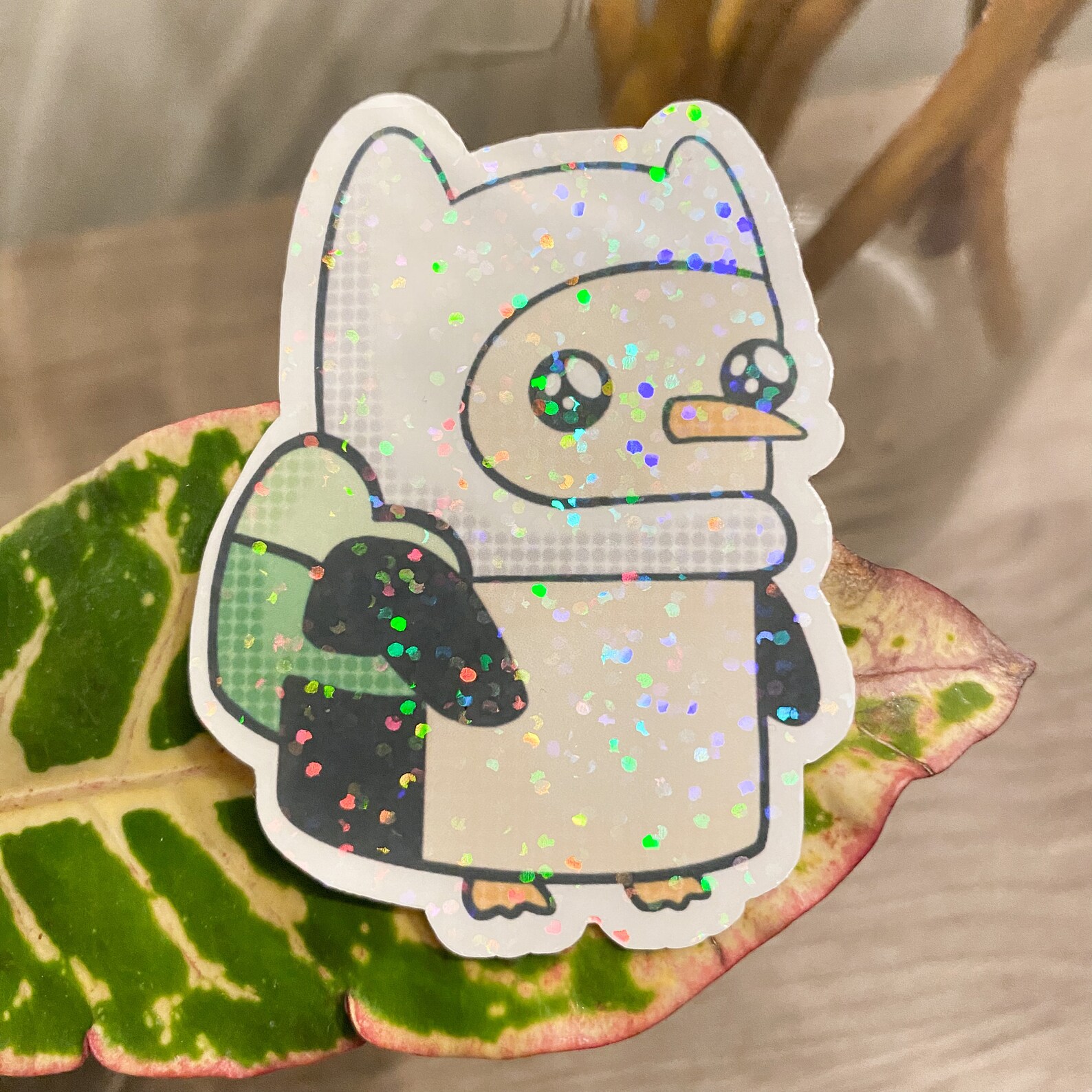 Gunter Cosplays Finn Sticker//adventure Time/ Waterproof - Etsy