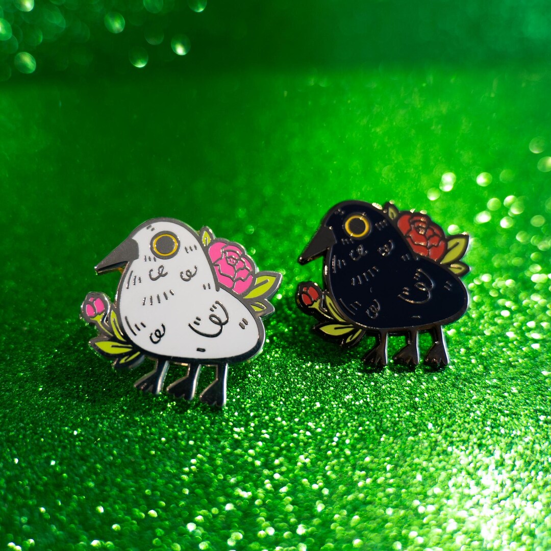 Yatagarasu Chibi Crow Hard Enamel Pin//japanese Folklore Collectable - Etsy