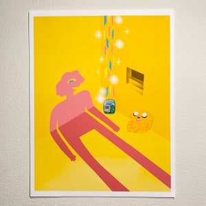 Prismo and Jake Print//adventure Time/fan Art - Etsy