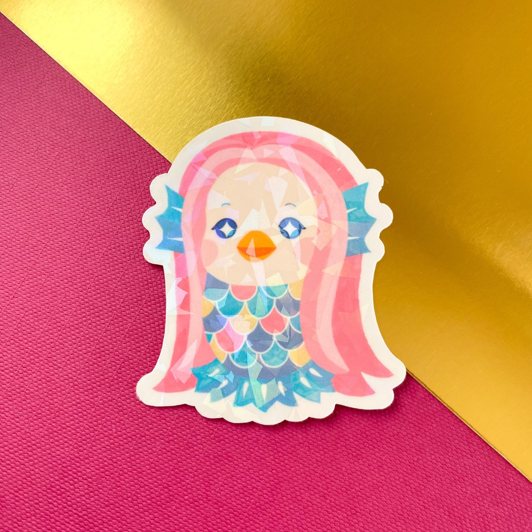Amabie Yokai Sticker//holographic Sticker/ Japanese - Etsy