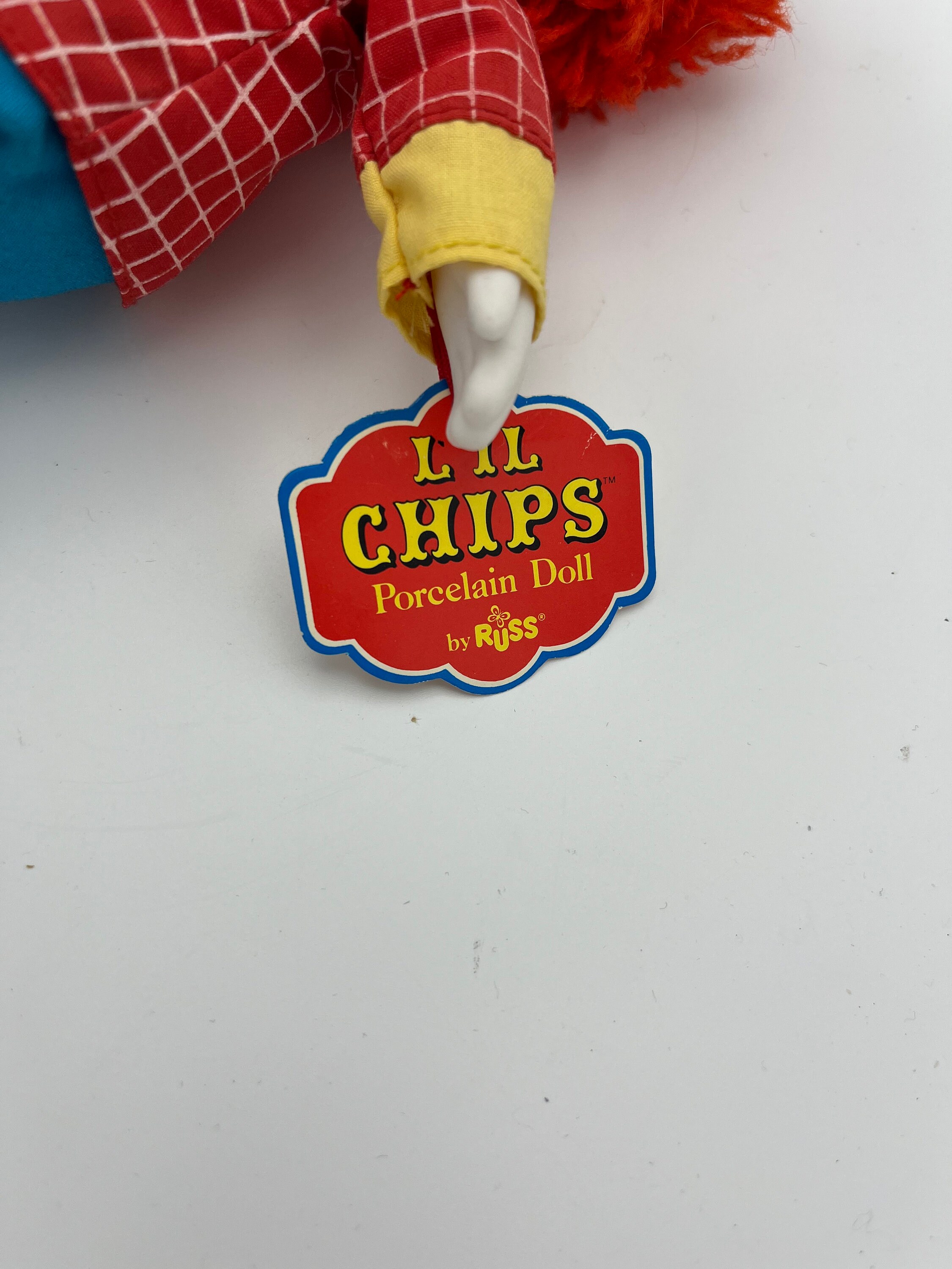Vintage L'IL Chips Porcelain Clown Doll RUSS - Etsy