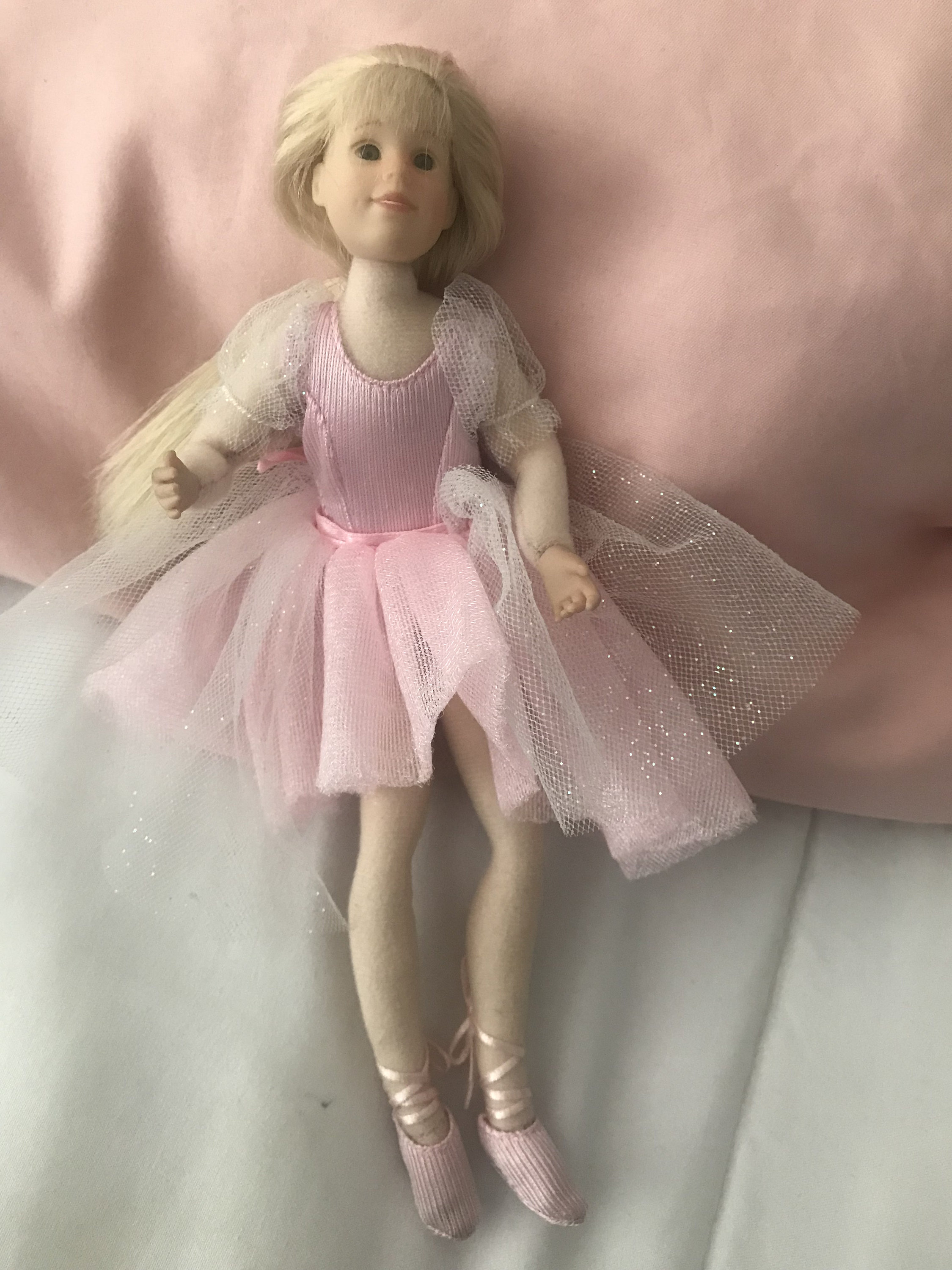 Vintage Miniature Porcelain Face Ballerina Pose Doll - Etsy UK