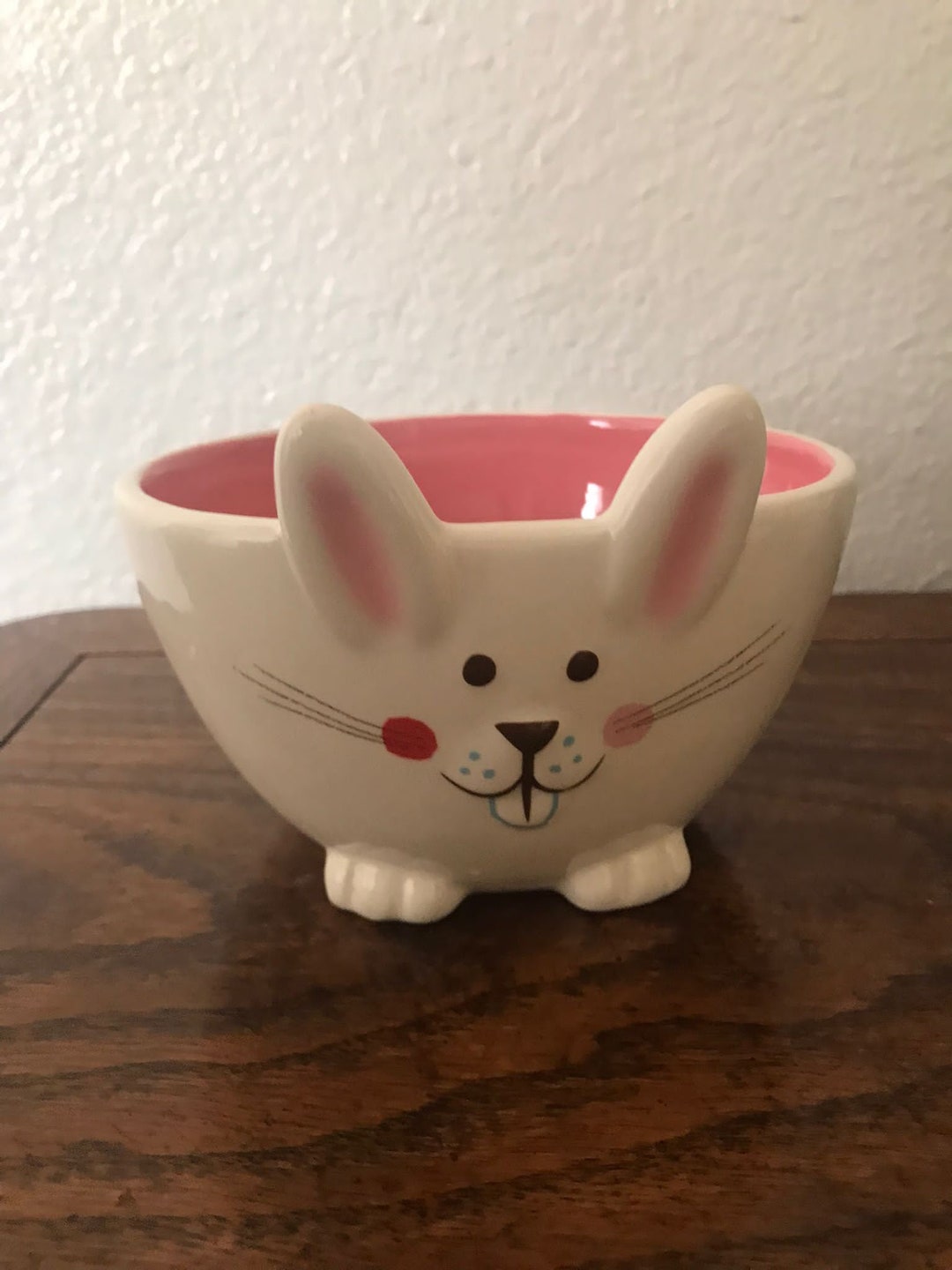 Animal Ceramic Rabbit Face Bowl - Etsy