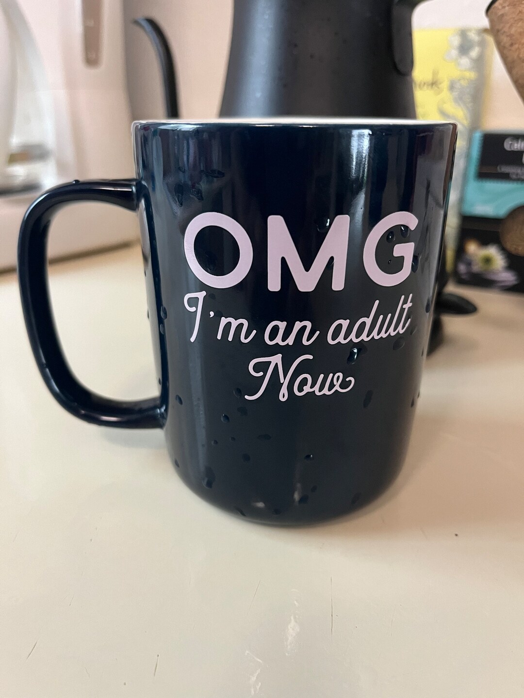 OMG! I’m an Adult Now Coffee Cup Mug With Adulting Saying Coffee Cup ...