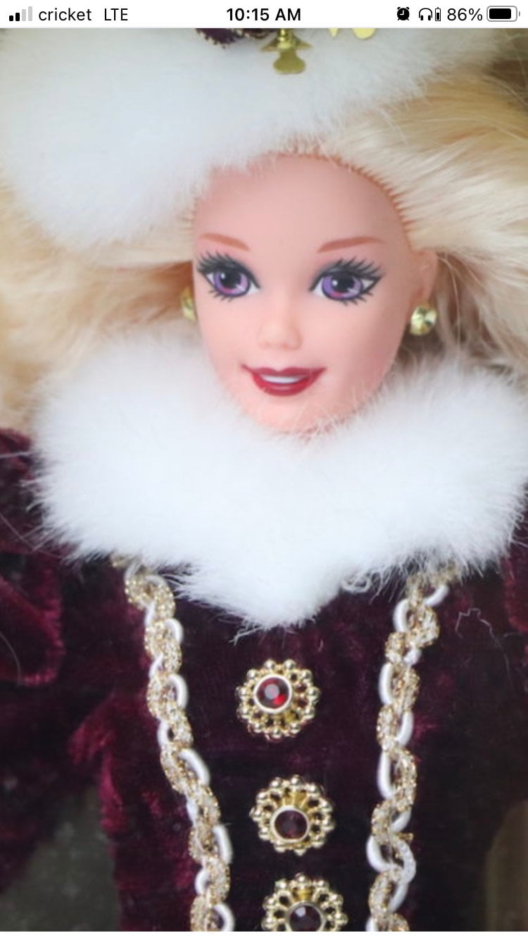 Doll Barbie 1996 Happy Holidays Barbie - New Dolls - Etsy