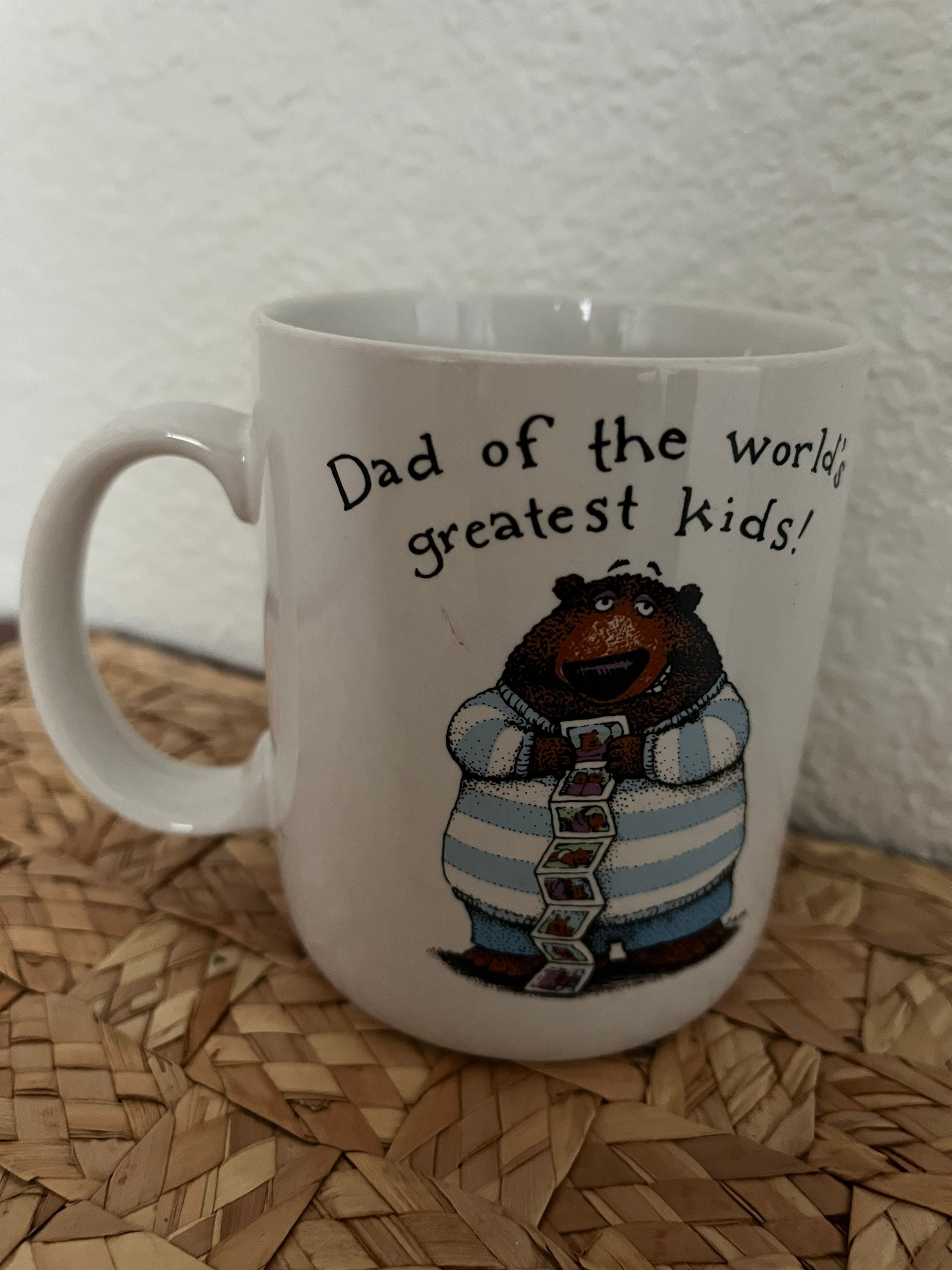 Vintage Hallmark/shoebox dad of the Worlds Greatest Kids Mug. Retro ...