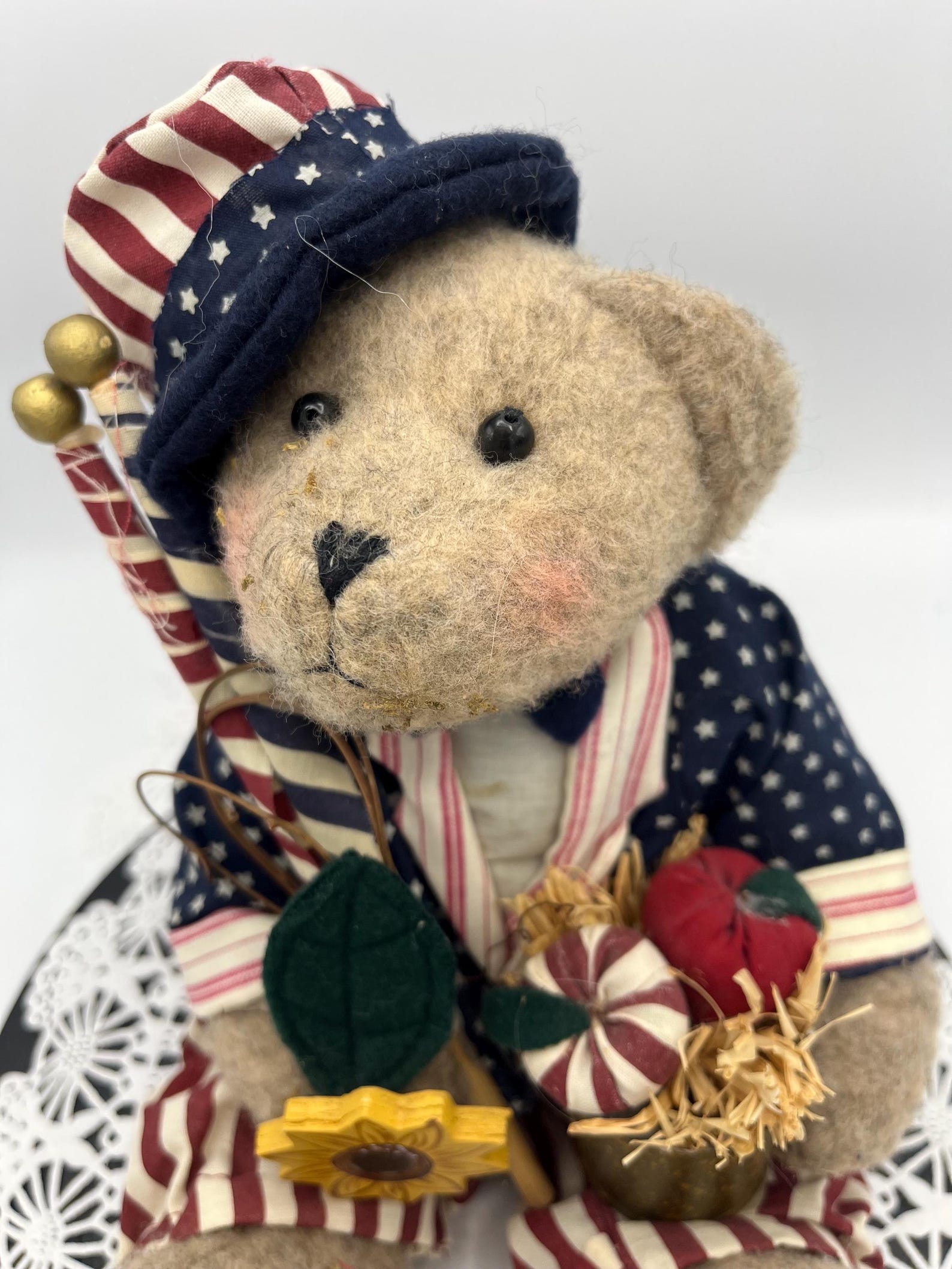 Patriotic Uncle Sam Bear - 4th of July Decor - Etsy