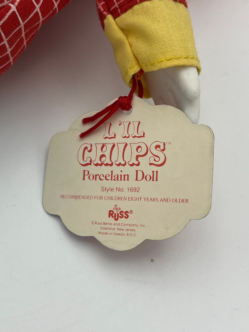 Vintage L'IL Chips Porcelain Clown Doll RUSS - Etsy