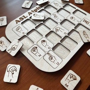 ASL Alphabet Puzzle , American Sign Language Puzzle , Alphabet Puzzle ...