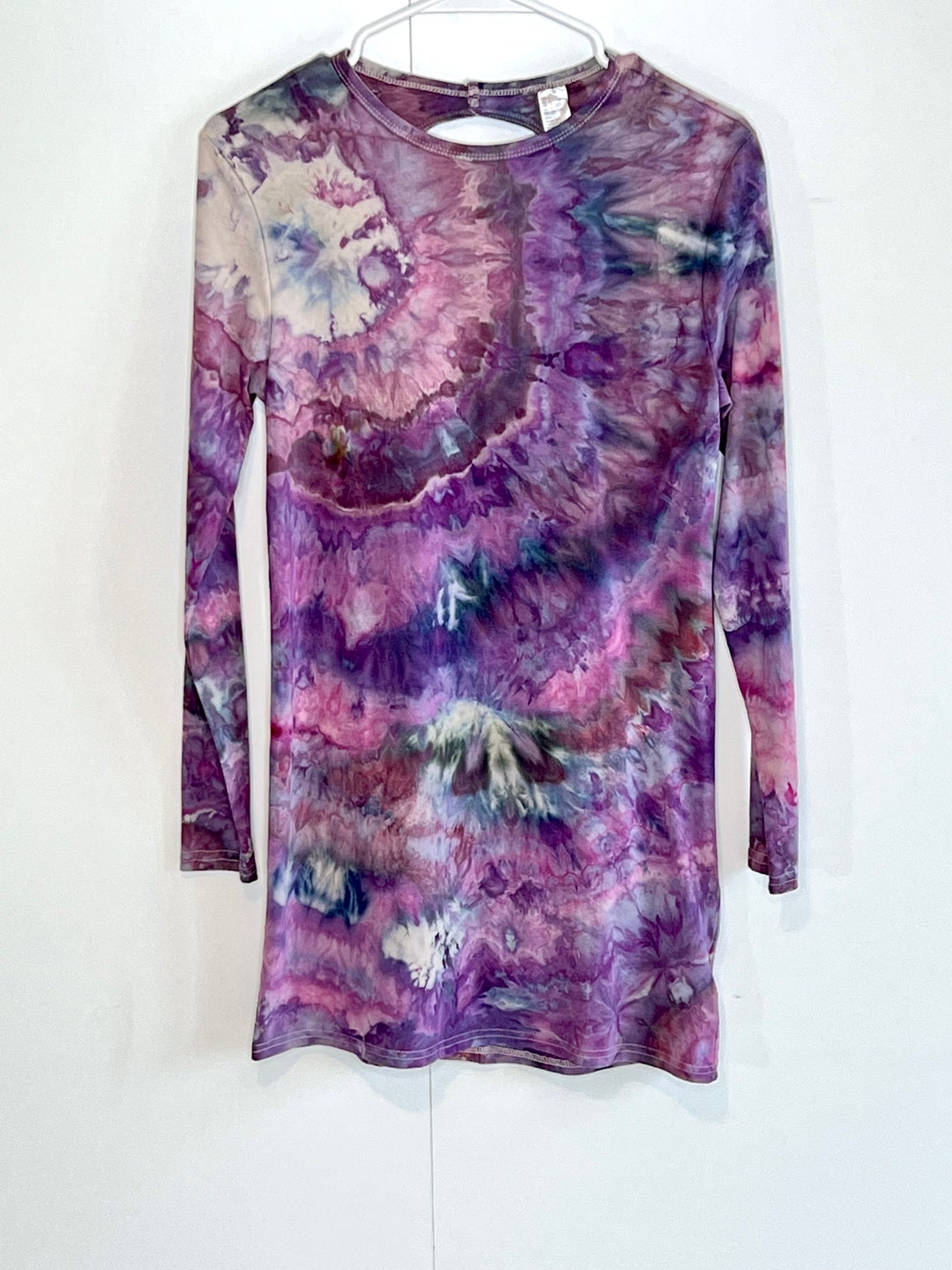 Tcu Purple Geode Cut Out Bodycon Dress Large - Etsy