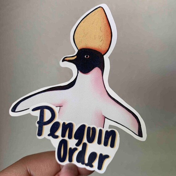 Papal Penguin Order Sticker Catholic Tiktok Sticker | Etsy