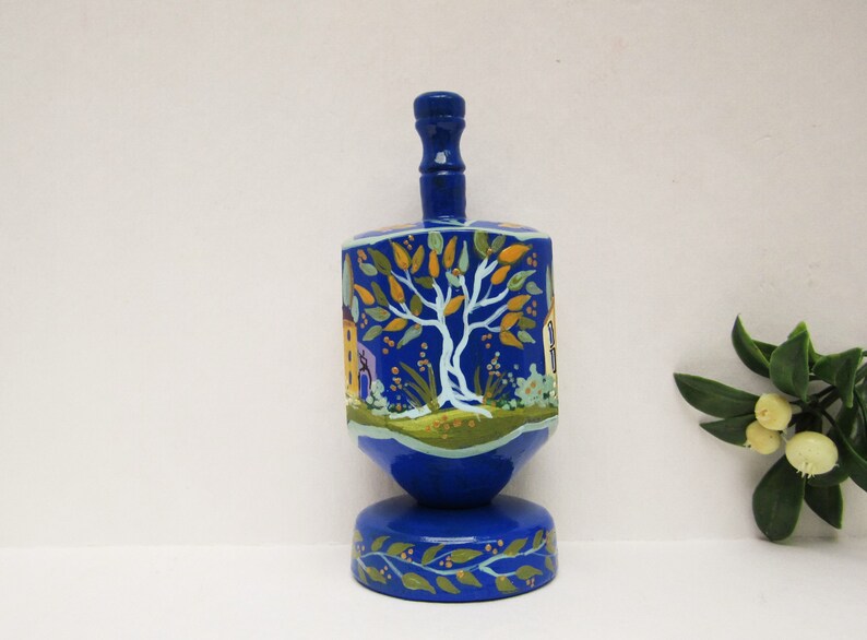 Hanukkah Dreidel Wood Dreidel Jewish Dreidel Collectible - Etsy