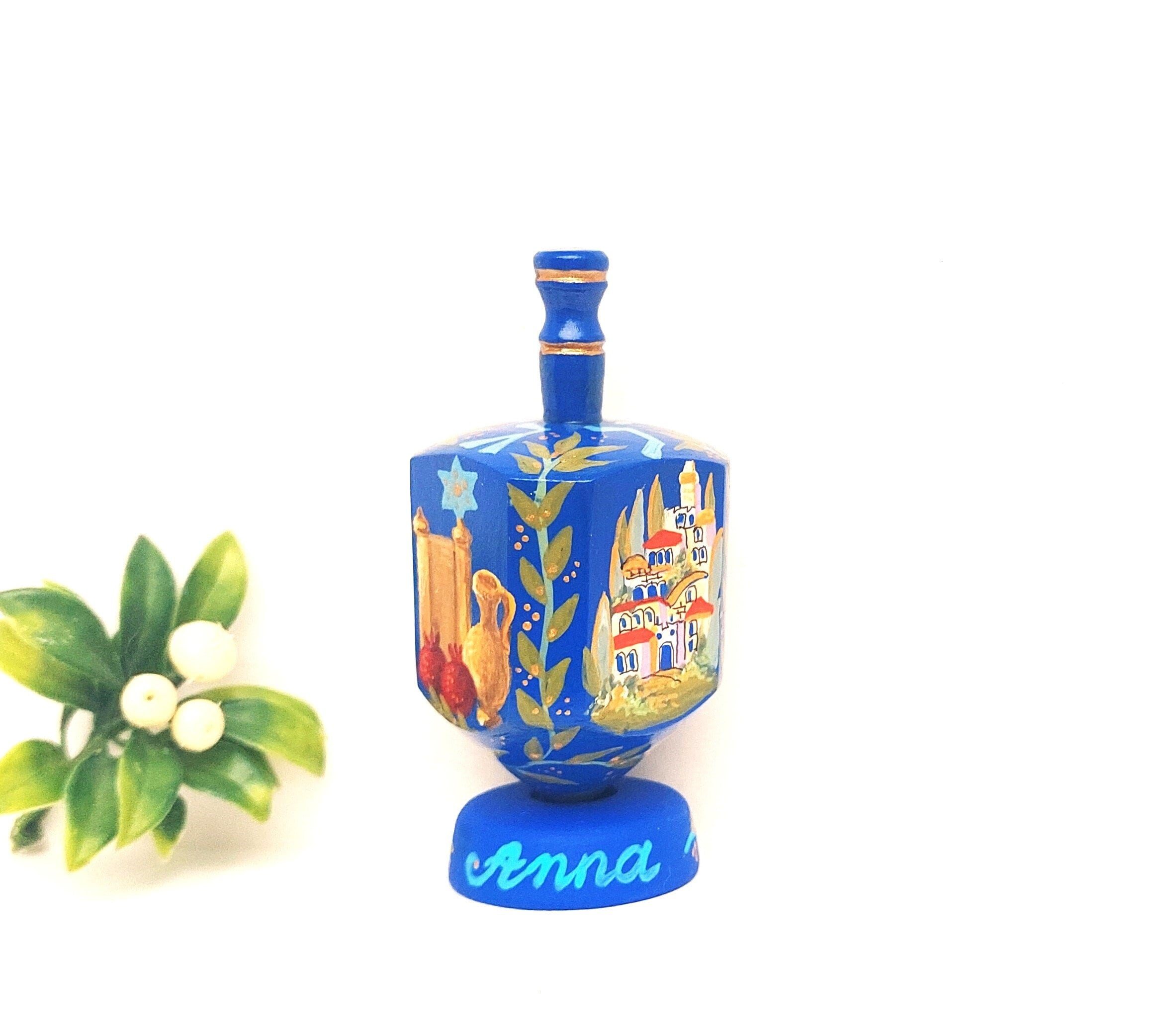 Hanukkah Dreidel Personalized Dreidel Collectible Dreidel Handmade ...