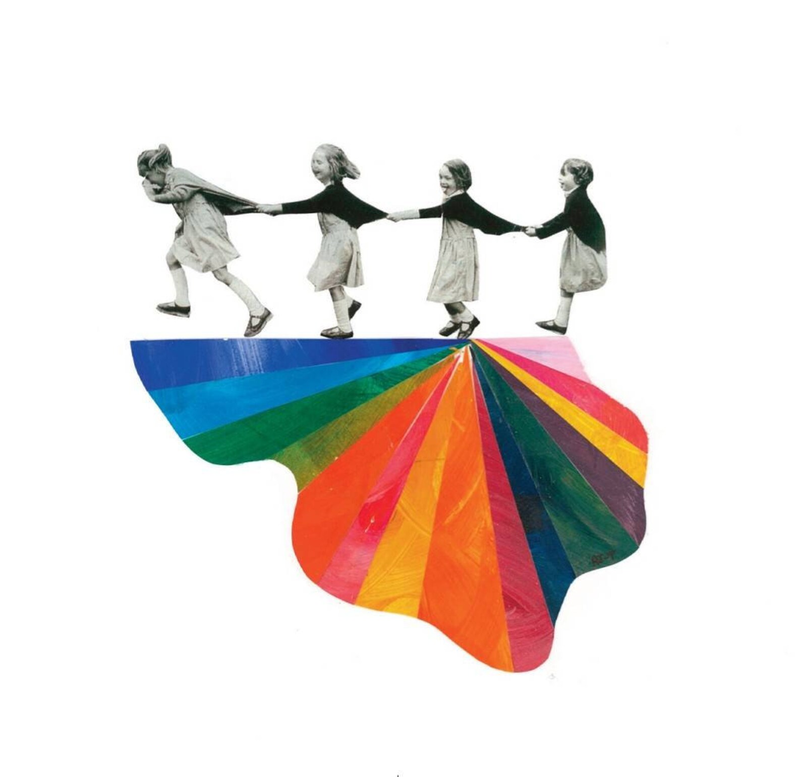 Follow the Leader - Print of Original Contemporary Abstract Geometric ...