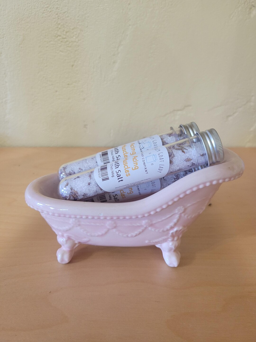 Aching Muscles Bath Salt - Epsom Salt for Muscle Recovery, Stress ...