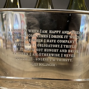 Lilly Bollinger, Napoleon Ice Bucket This Wonderful 3 Bottle Size Small ...