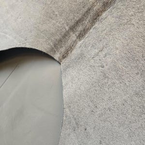 Genuine Cow Hide Rug White and Grey PK Scorch Mark LARGE Carpet Rug ...