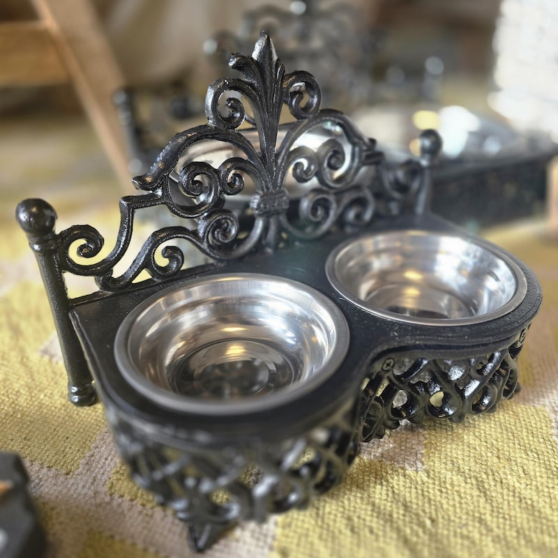 Fancy Cat Bowl - Etsy