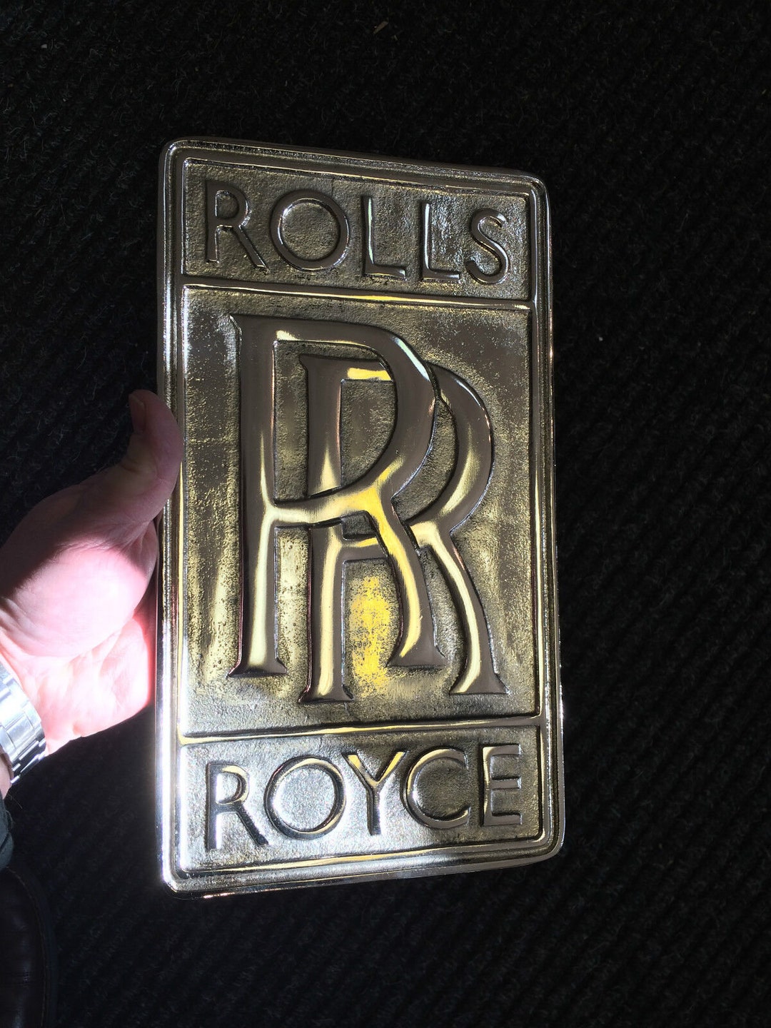 Rolls-royce Silver Sign Wall Art Directors RR Sign Rolls Royce Plaque ...
