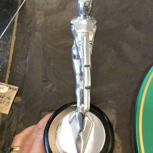 Rocket Man Mascot Bonnet Hood Ornament Art Deco Style Rocketeer on ...