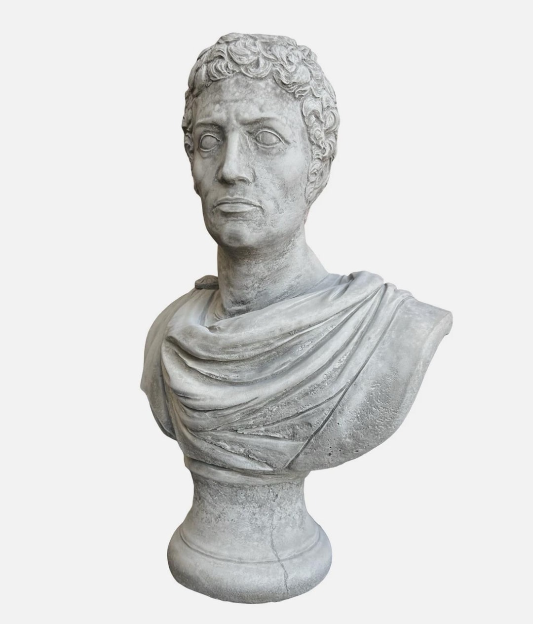Ceasar Bust of Roman General Emperor Sculpture Garden Statue Made in ...